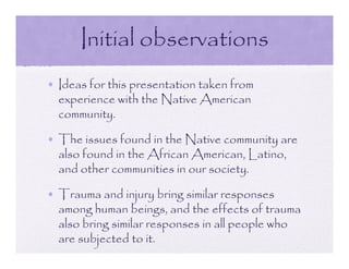 Transgenerational trauma | PDF