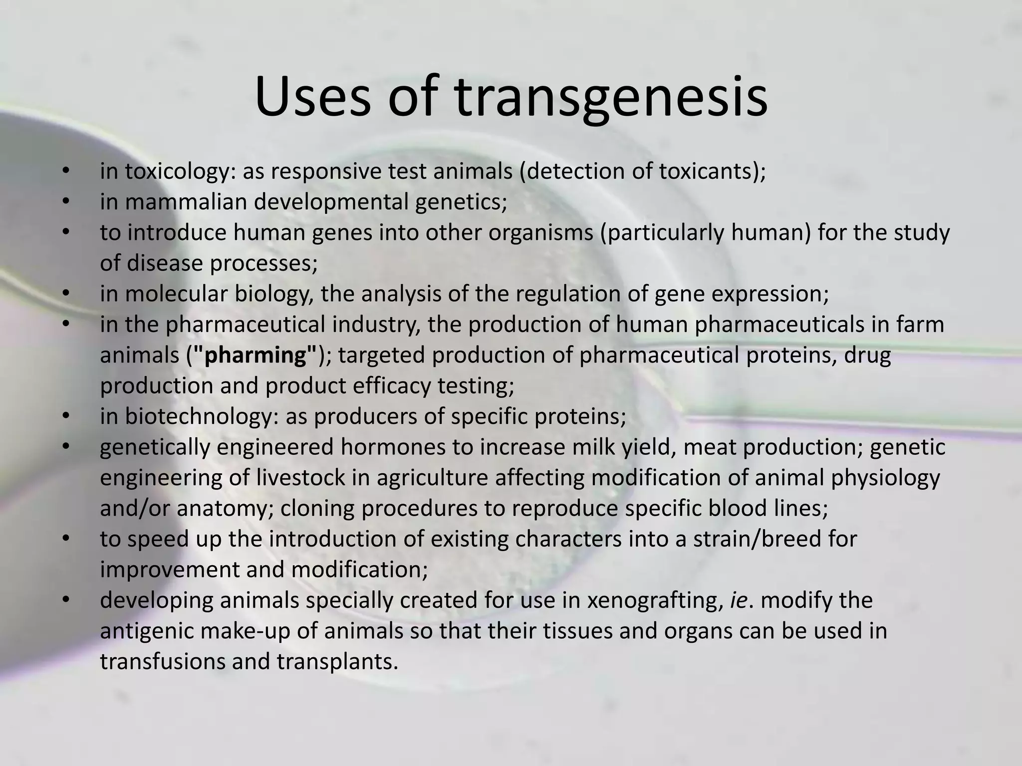 Transgenesis | PPTX