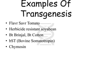 Transgenesis | PPTX
