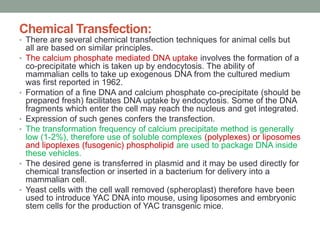 Transgenesis methods and applications | PPTX