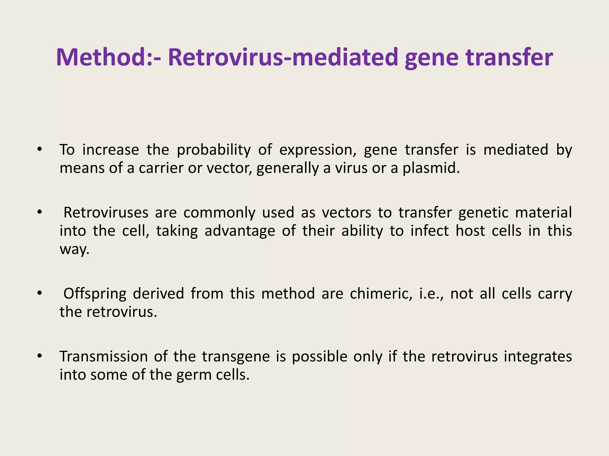 Transgenic mice | PPTX