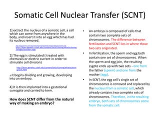 Transgenic and cloned organisms | PPTX