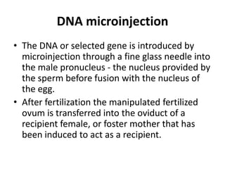 Transgenic and cloned organisms | PPTX
