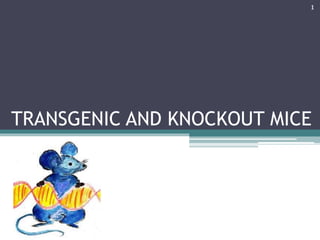 Transgenic and knockout mice | PPTX