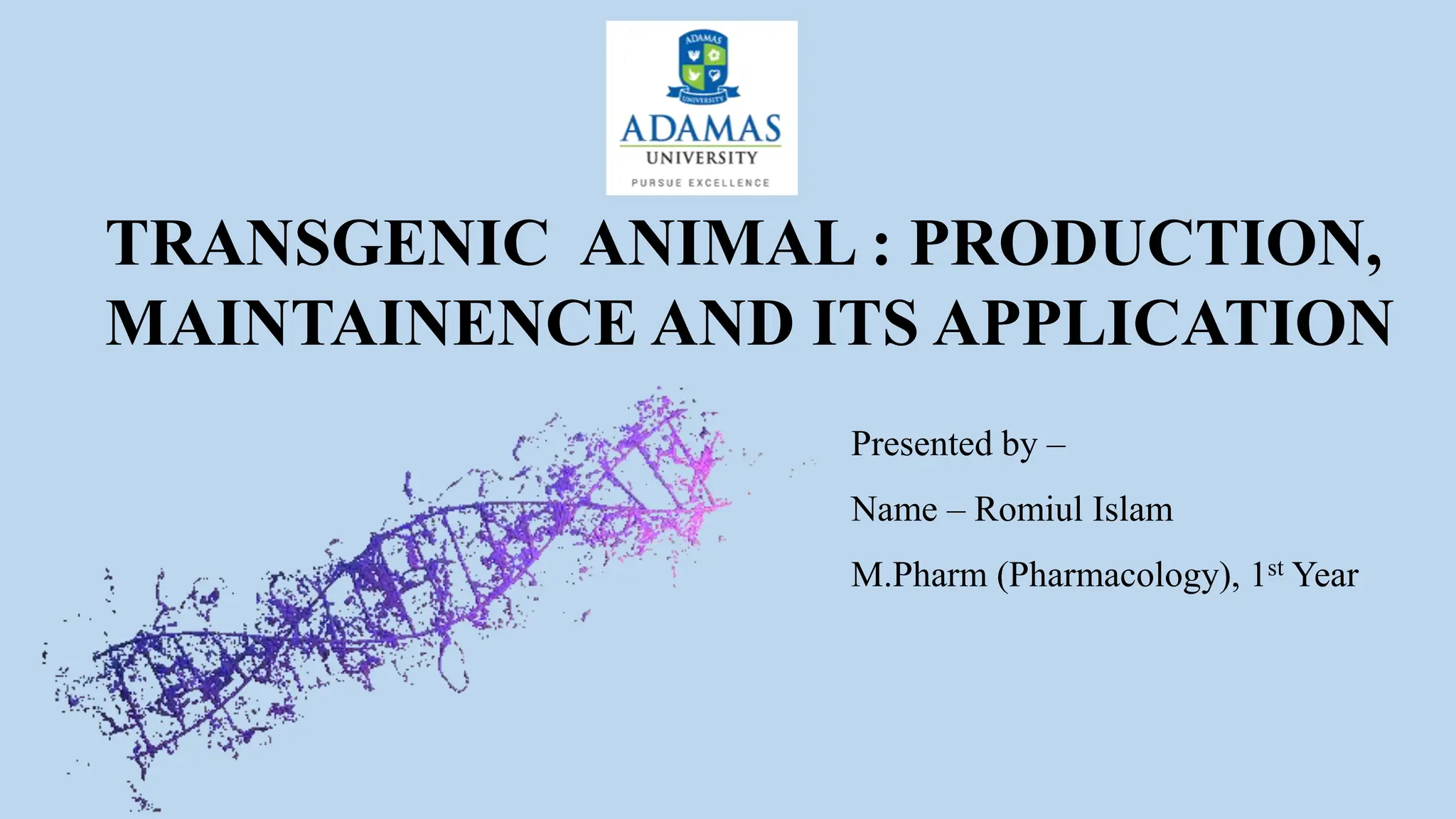 TRANSGENIC ANIMAL.pptx