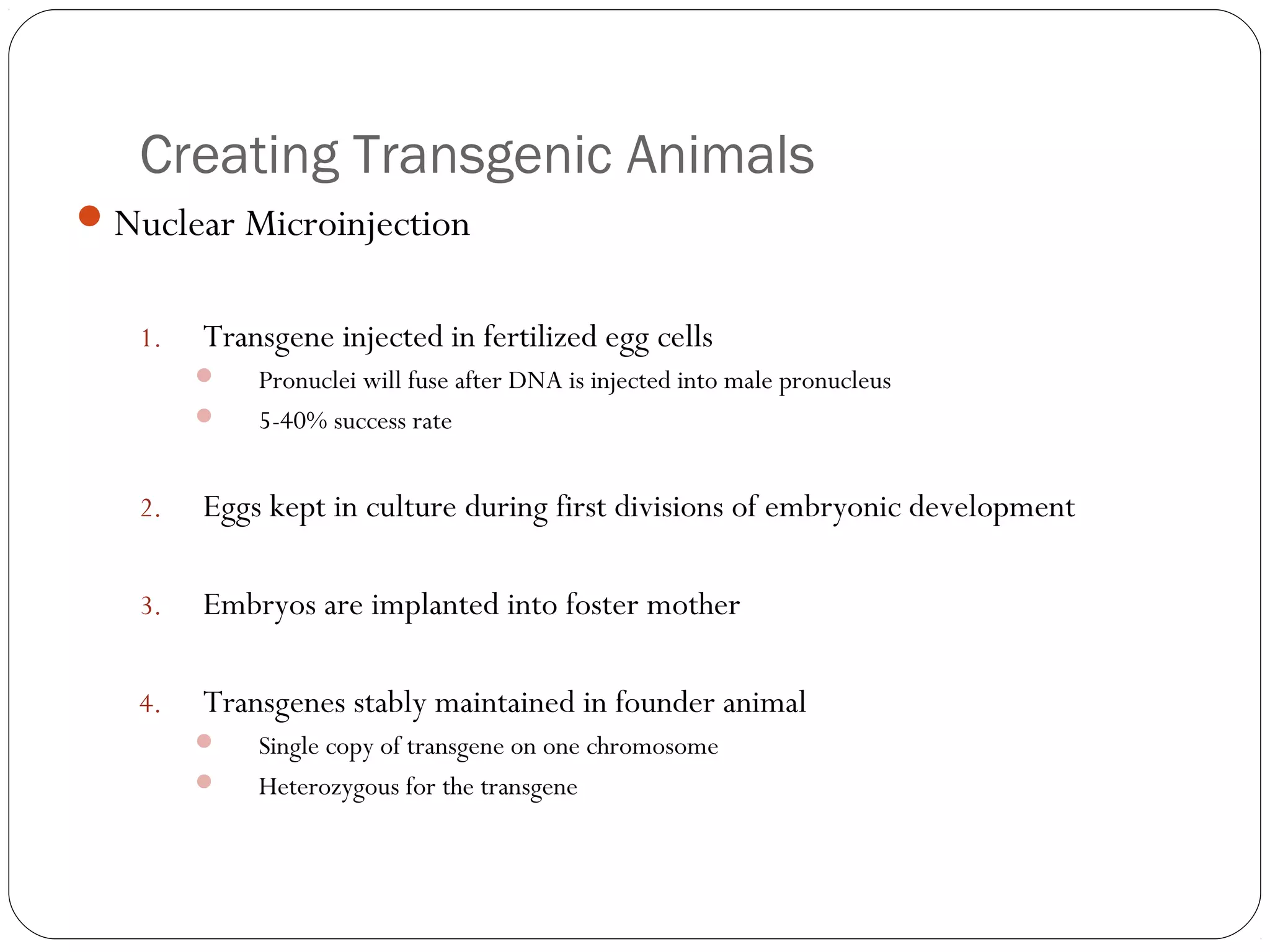 Transgenic Animals | PPT