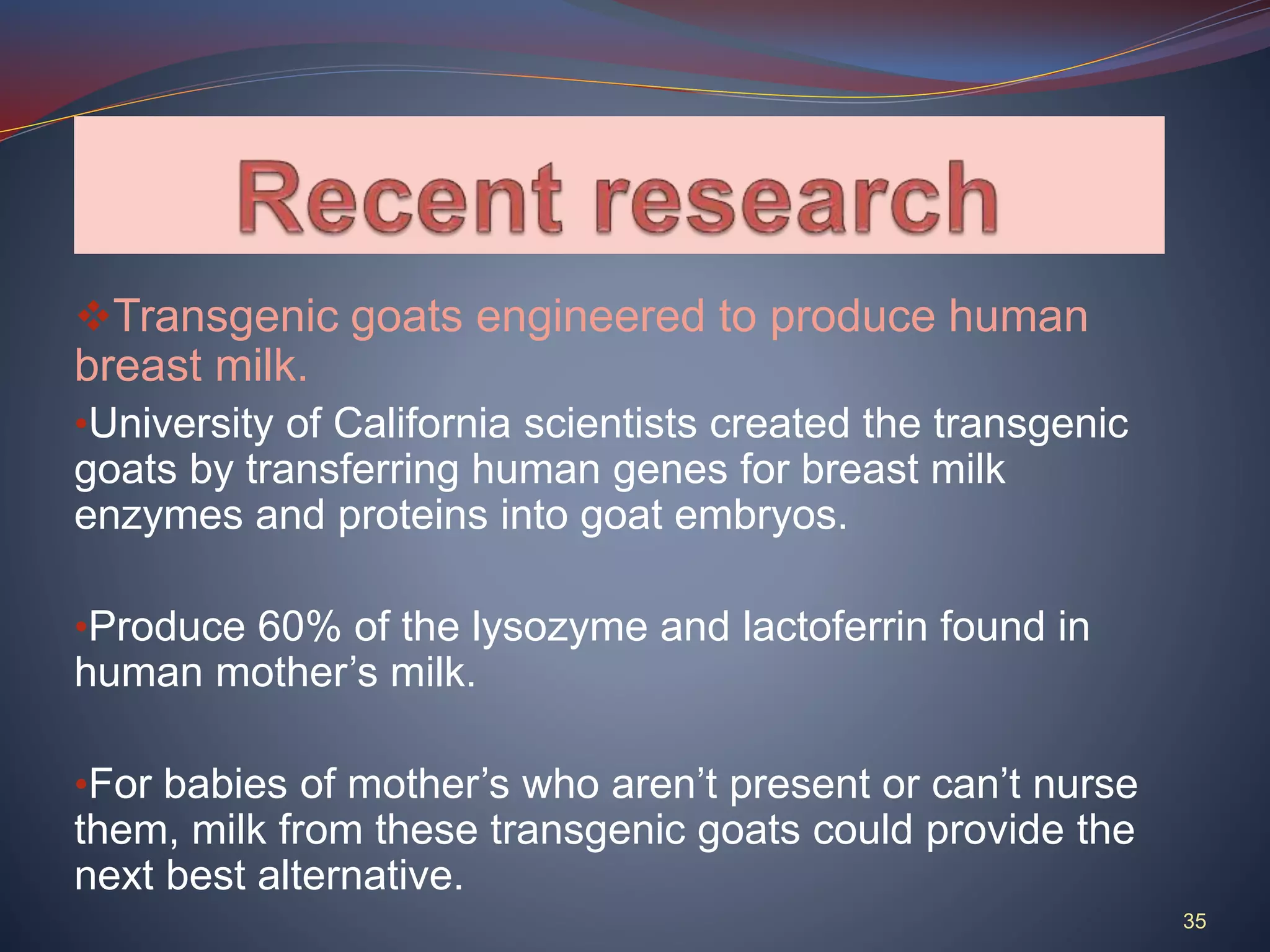 Transgenic Animals | PPTX