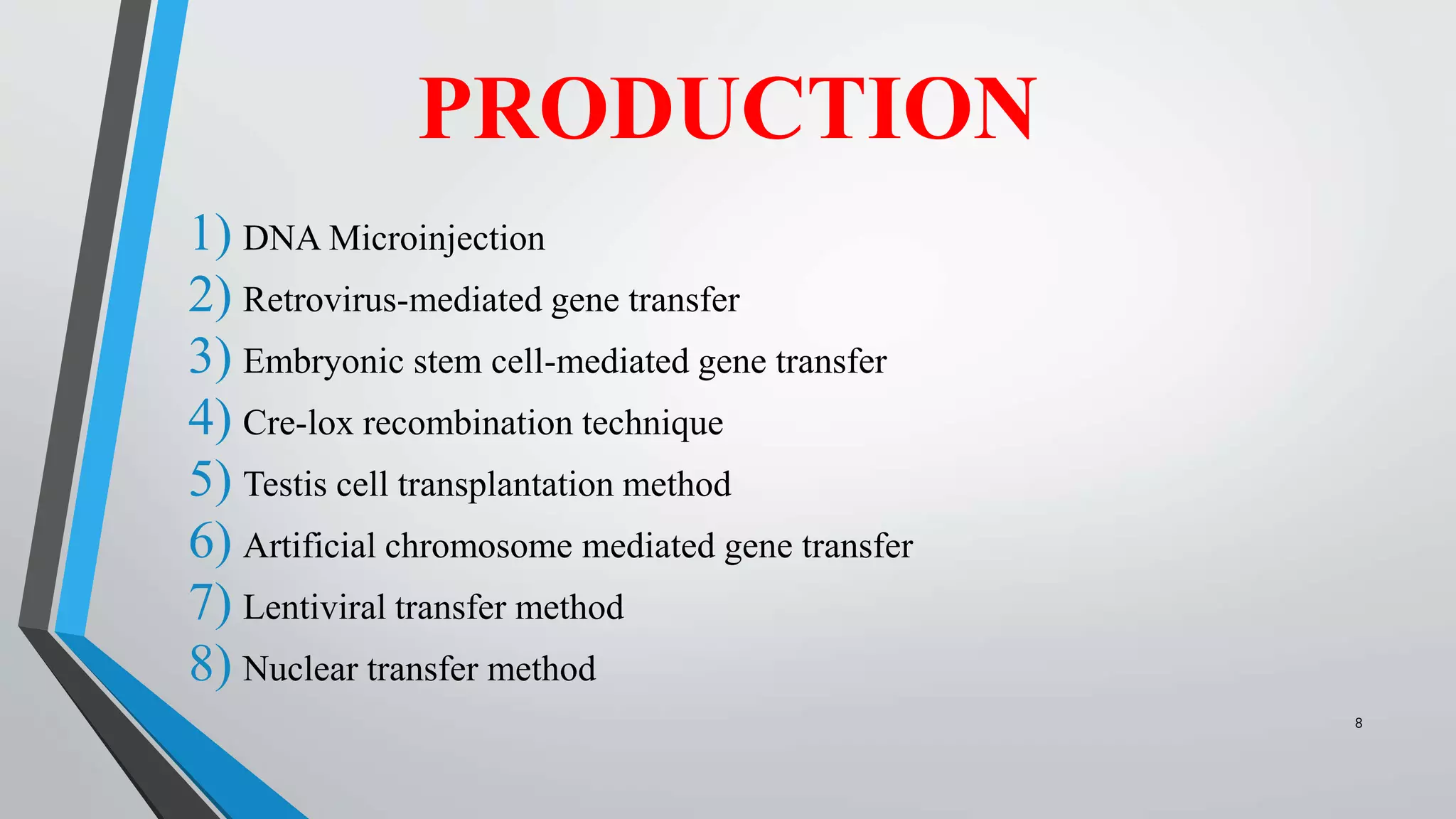 Transgenic animals | PPTX