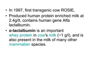 Transgenic animals | PPT