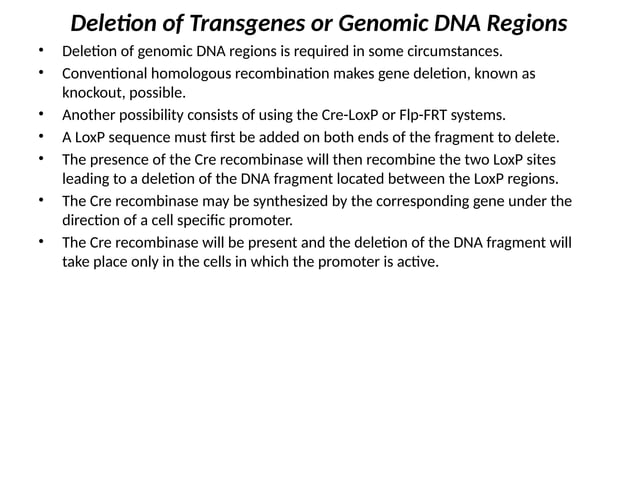 Transgenic animals and their different methods of production | PPT