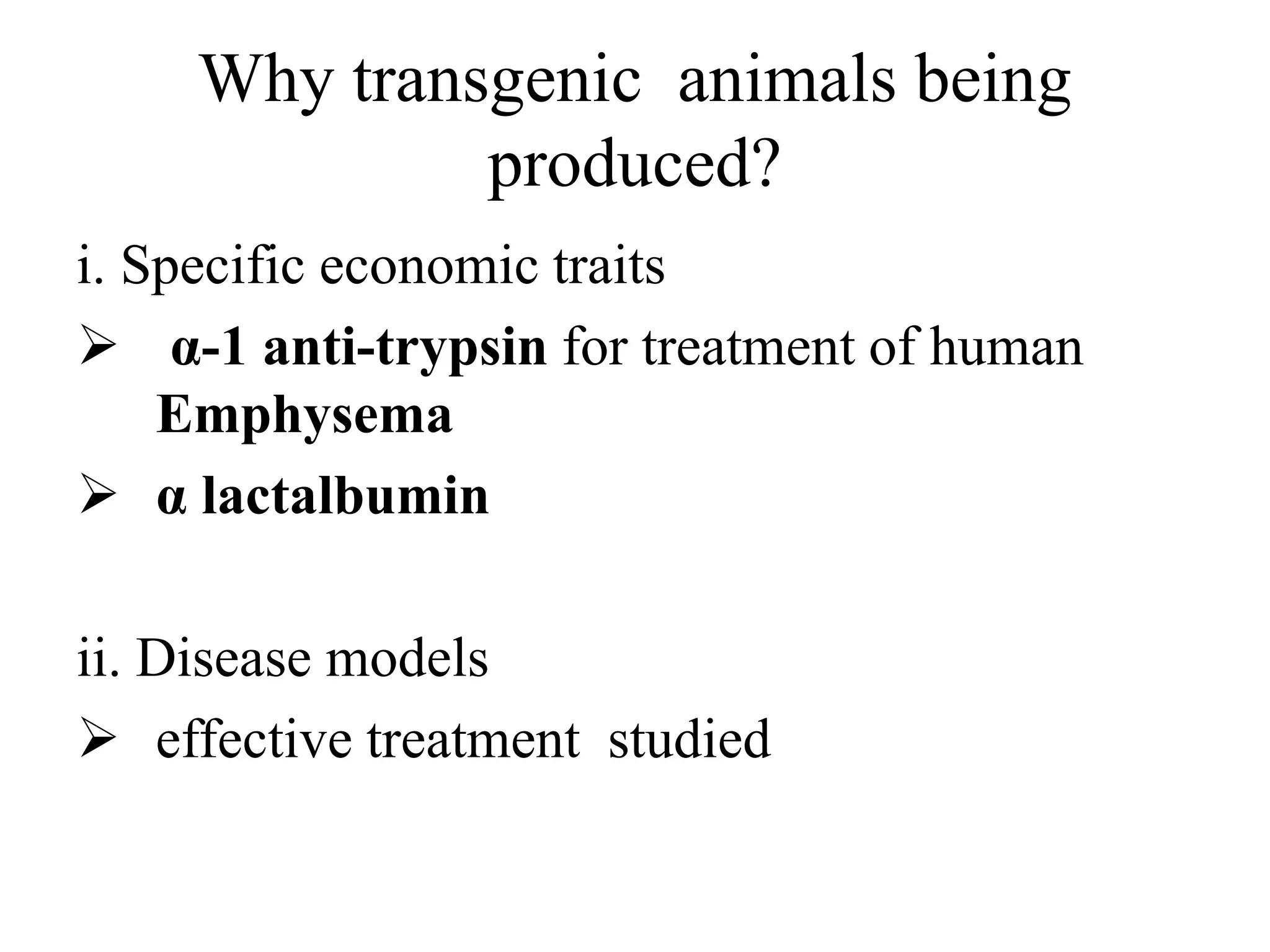 Transgenic animals by Kashikant Yadav | PPTX