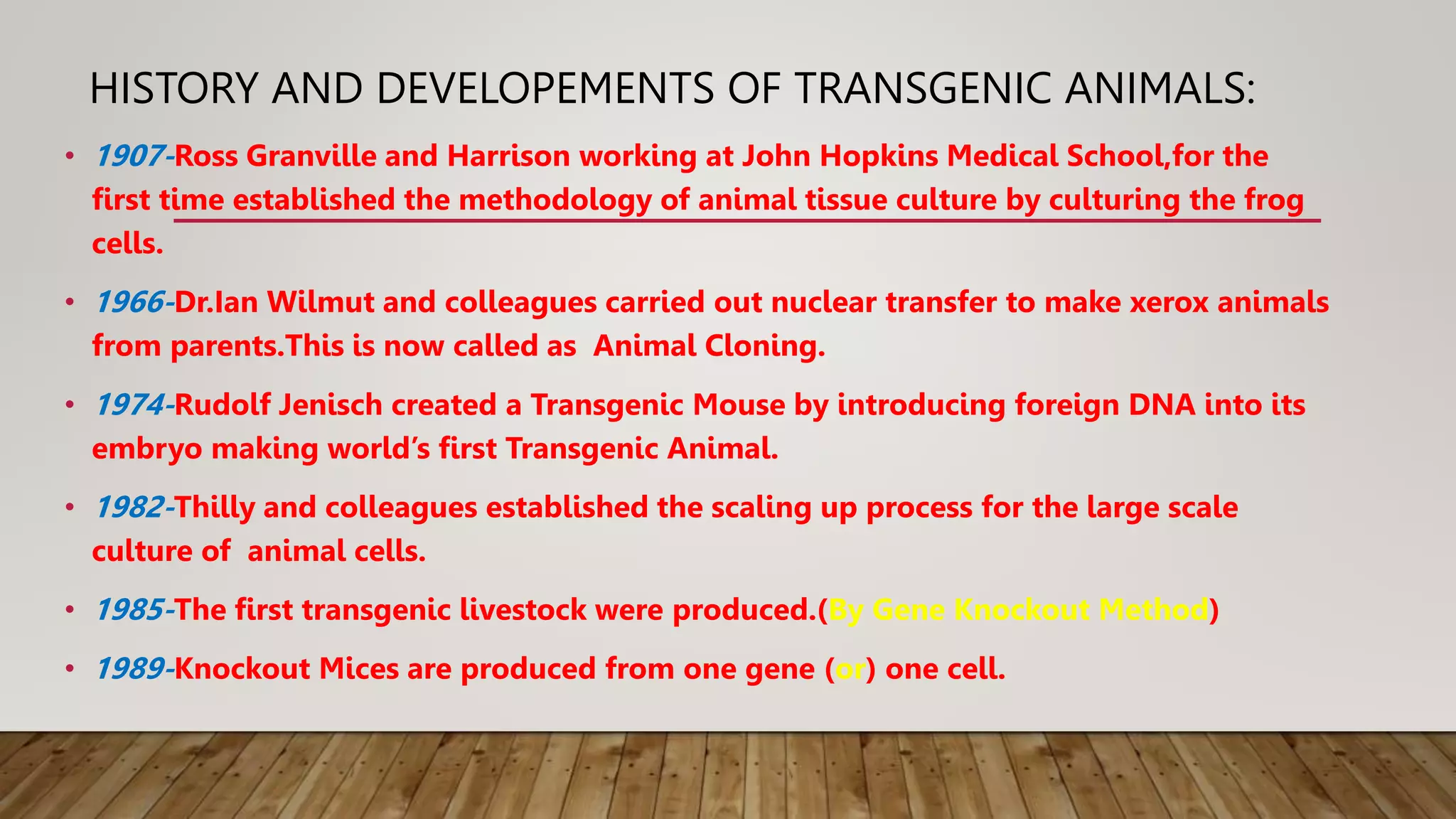 Transgenic Animals developement and uses(M.NAGAPRADHEESH).pptx