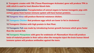 Transgenic Animals developement and uses(M.NAGAPRADHEESH).pptx