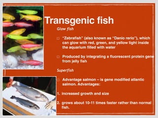 Transgenic animals | PDF