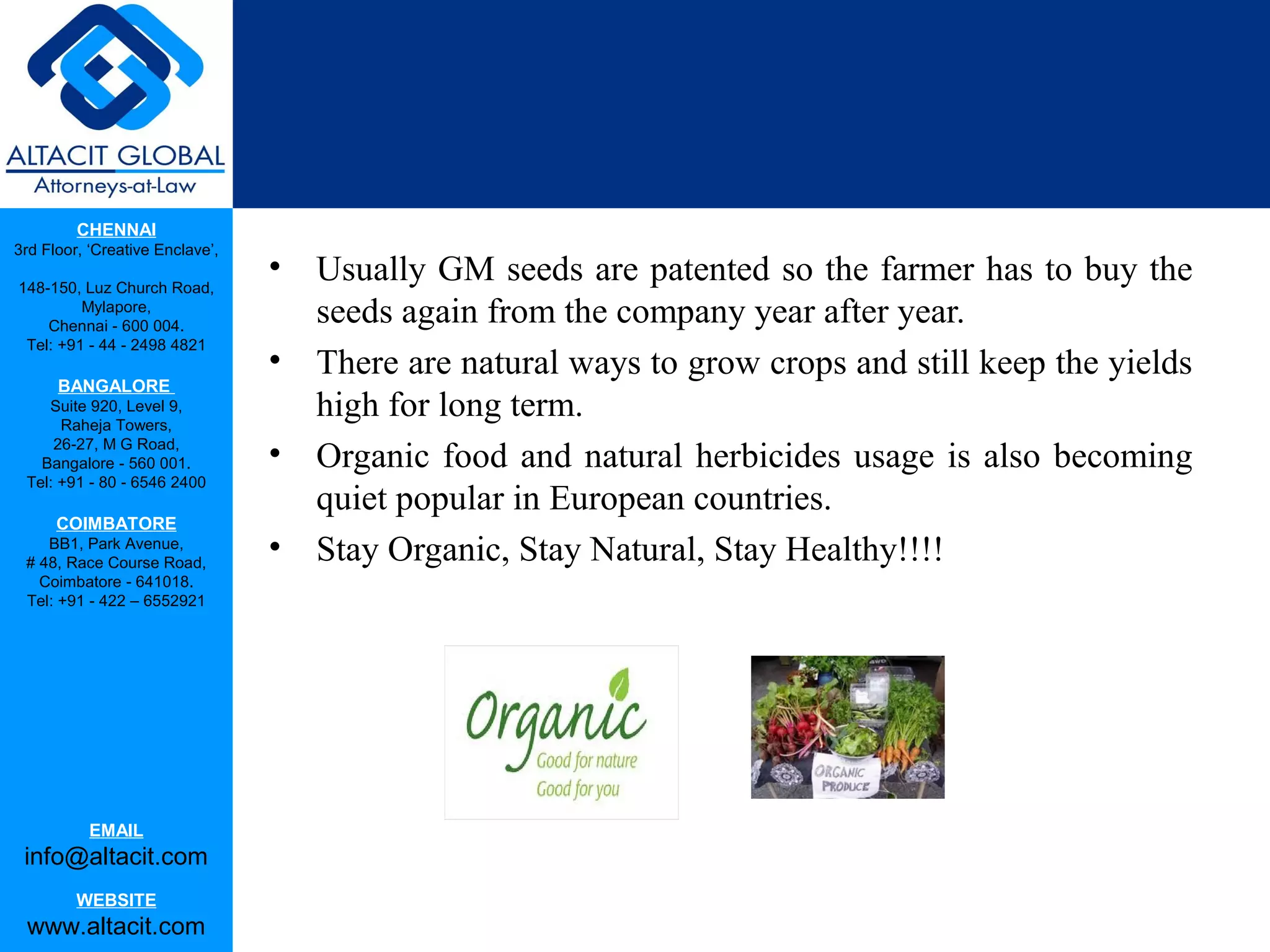 Transgenic crops boon or bane | PPT