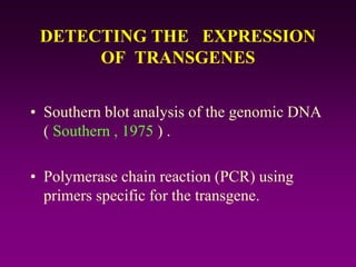 Transgenic fish, bird by kk sahu | PPT