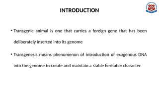 TRANSGENIC MICE IN RESEARCH, PHARMACOLOGY.pptx