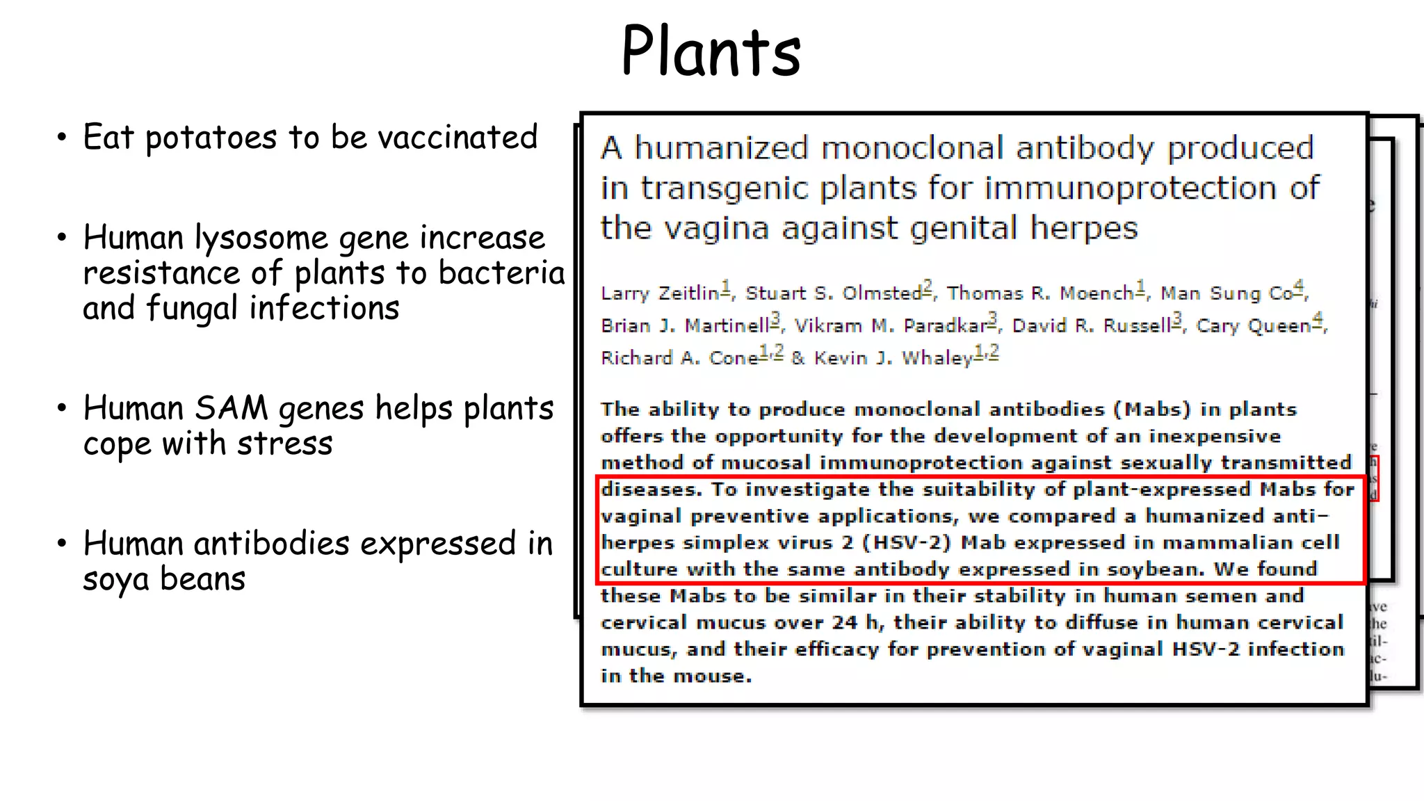 Transgenic organisms in innfectious diseases research | PPTX