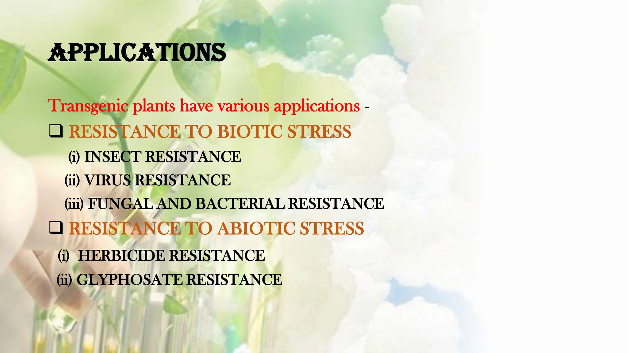 Transgenic plants , biotransformation and transgenesis | PDF