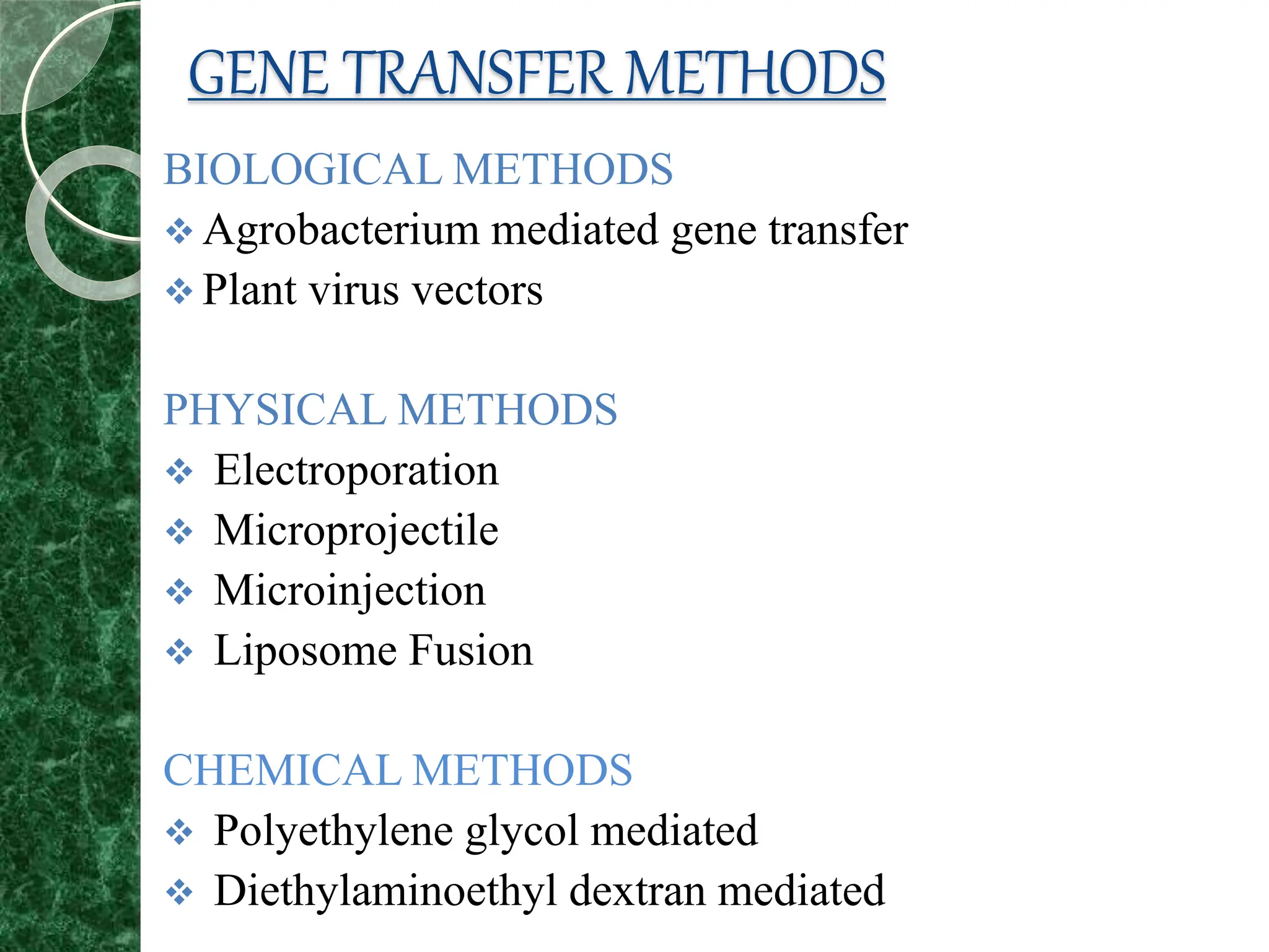 transgenic plants and their role in crop improvement | PPTX