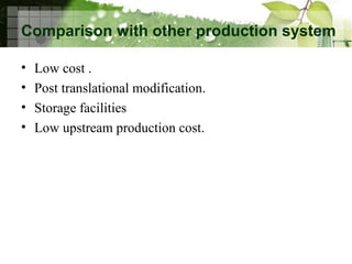 Transgenic plants as bioreactor | PPT