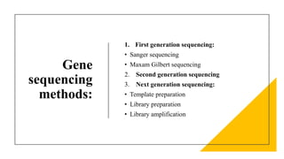 Transgenic Plants, Gene Identification and Method.pptx