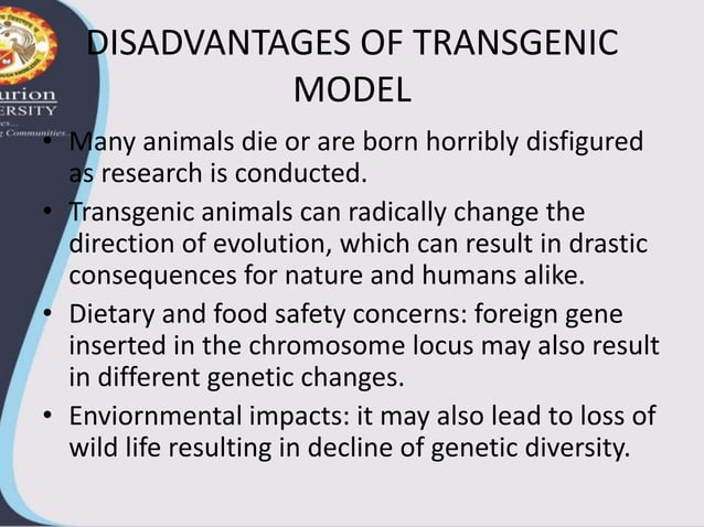 TRANSGENIC TECHNOLOGY AND ITS APPLICATION.pptx | Biological Sciences ...