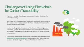 Evaluation of Blockchain for Carbon Traceability | PDF