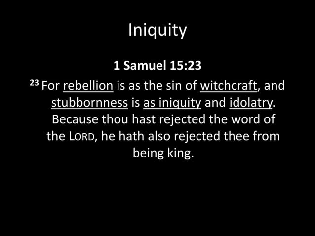 Transgression sin iniquity | PPTX