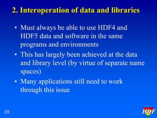 Transition from HDF4 to HDF5 | PDF
