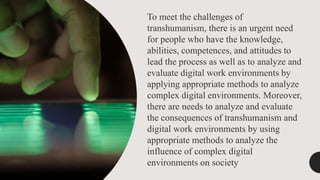 Transhumanism and ed leadership2021 | PPT