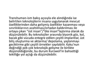 Transhumanizm | PPTX