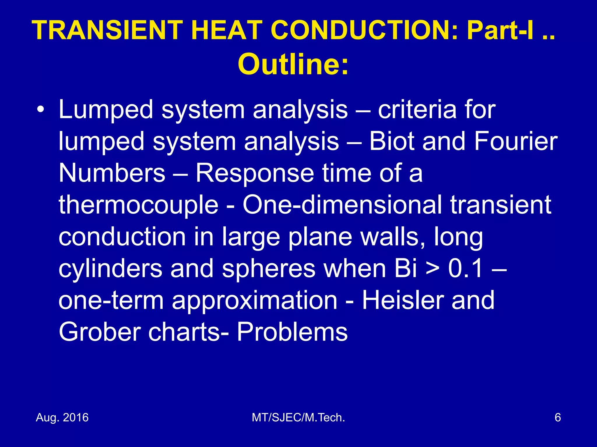 Transient heat-conduction-Part-I | PDF