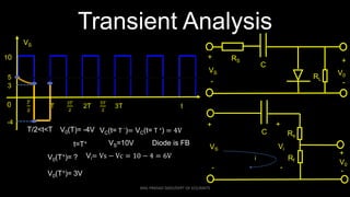 Transient analysis of clamping circuits | PDF