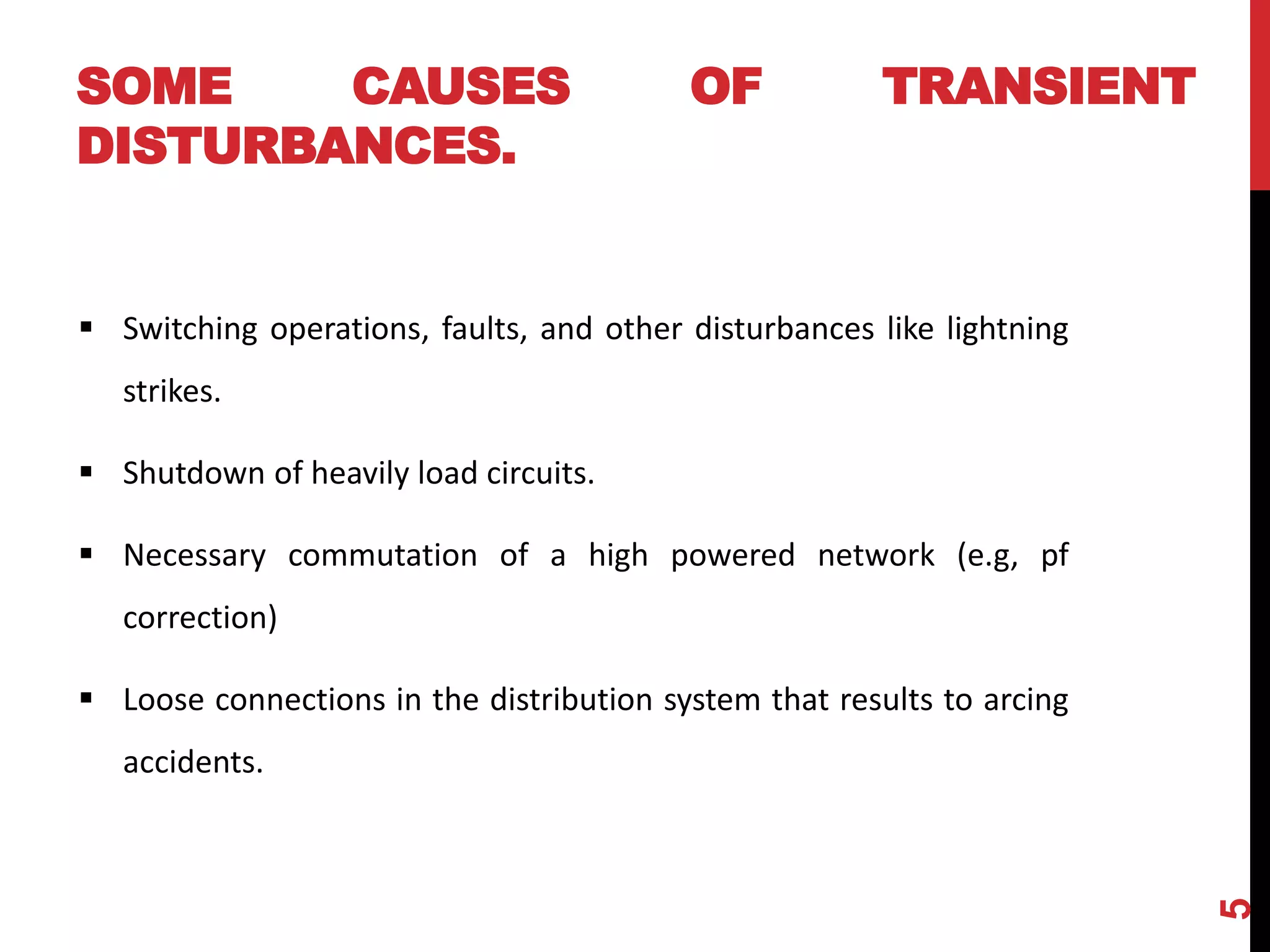 Transient disturbance analyzer | PPTX