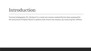 Transient elastography | PPT | Free Download