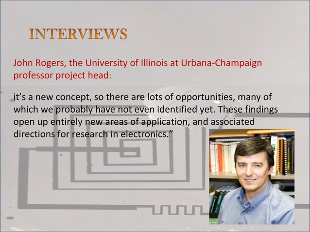 Transient electronics 1 | PPT