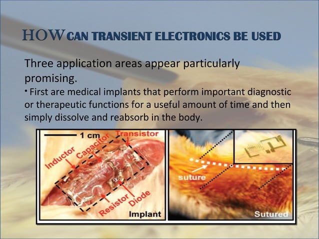 Transient electronics 1 | PPT