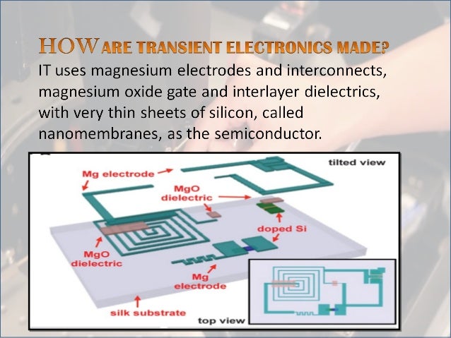 Transient electronics 1