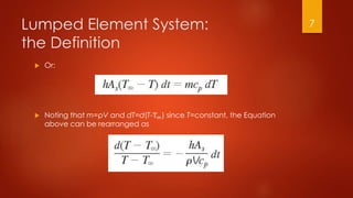 Transient heat conduction | PPTX