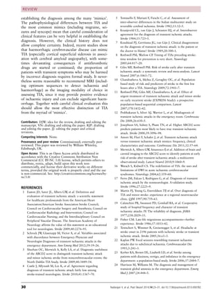 Transient ischaemic attacks mimics and chameleons | PDF