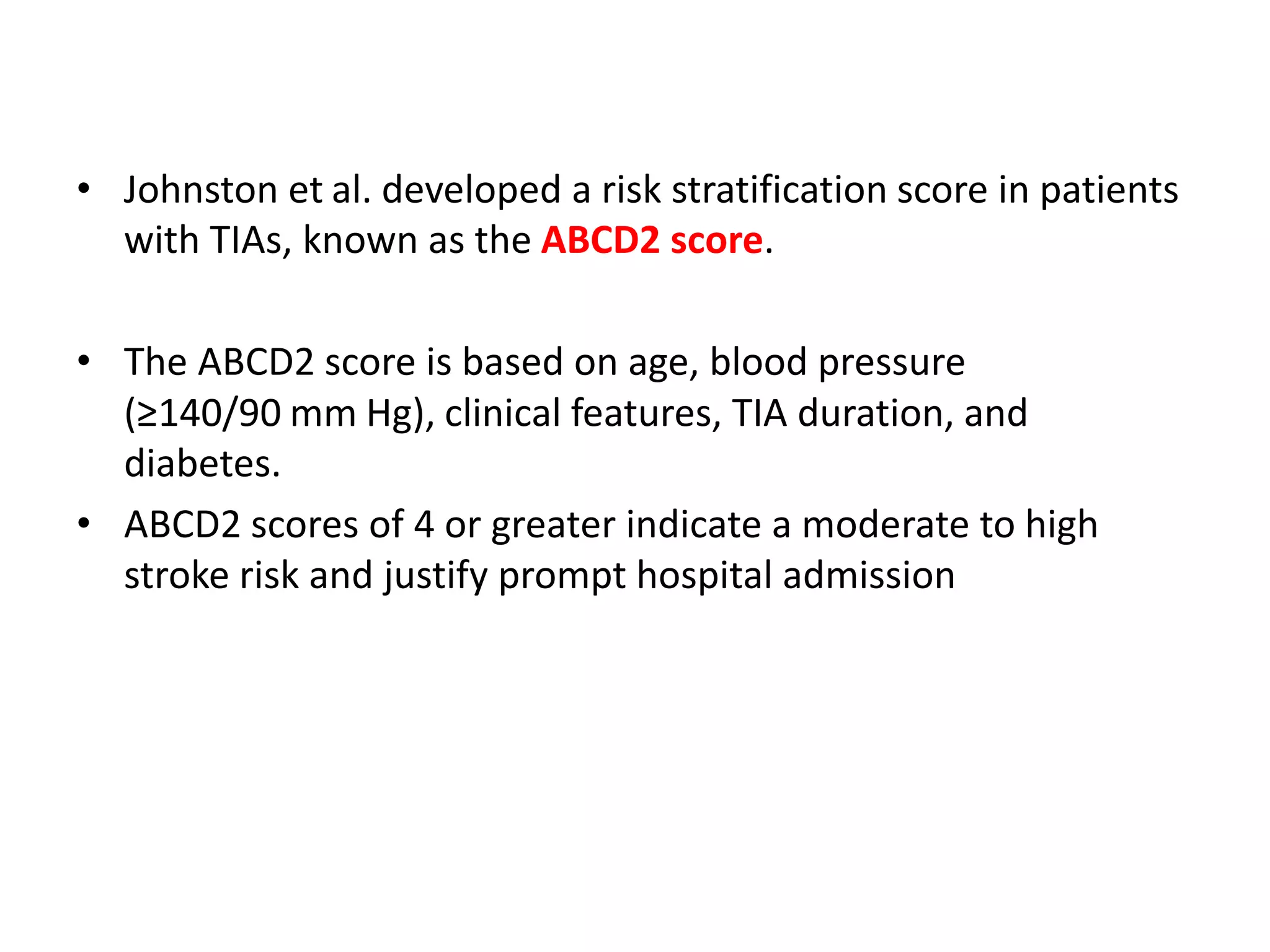 Transient ischemic attacks | PPTX