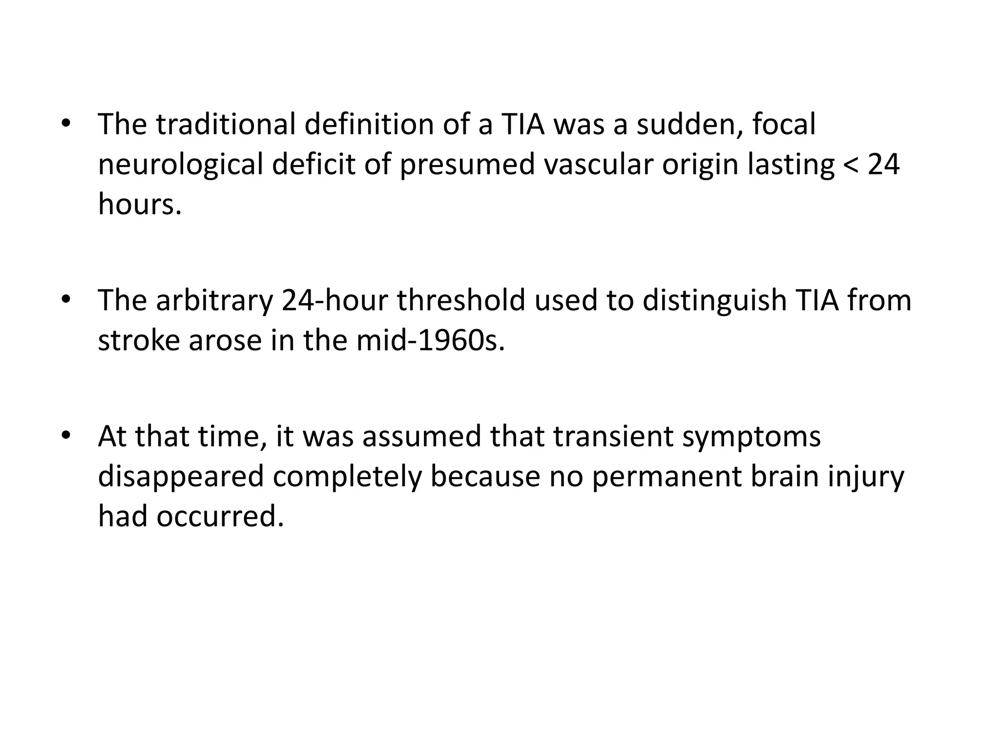 Transient ischemic attacks | PPTX