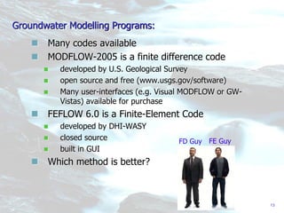 Transient Modelling of Groundwater Flow, Application to Tunnel ...