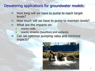 Transient Modelling of Groundwater Flow, Application to Tunnel ...