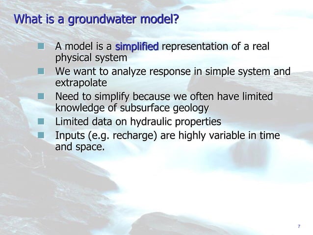 Transient Modelling Of Groundwater Flow Application To Tunnel