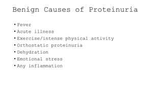 transient persistent and benign proteinuria.pptx