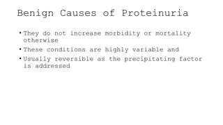 transient persistent and benign proteinuria.pptx