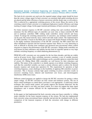 Transient response improvement of buck converter | PDF