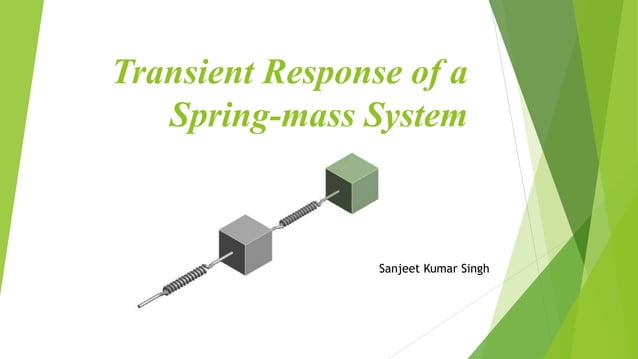 Transient response of a spring mass system | PPT